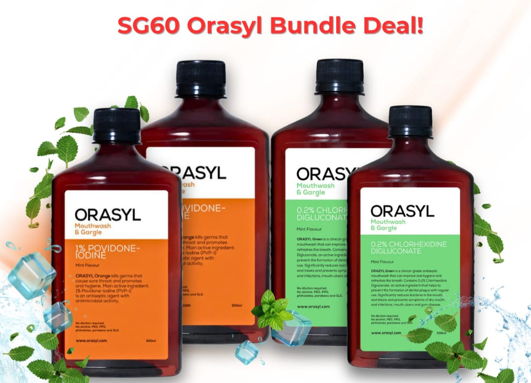 SG60 PROMO - BUY 2 ORASYL ORANGE 500ml get 2 ORASYL GREEN 500ml ...